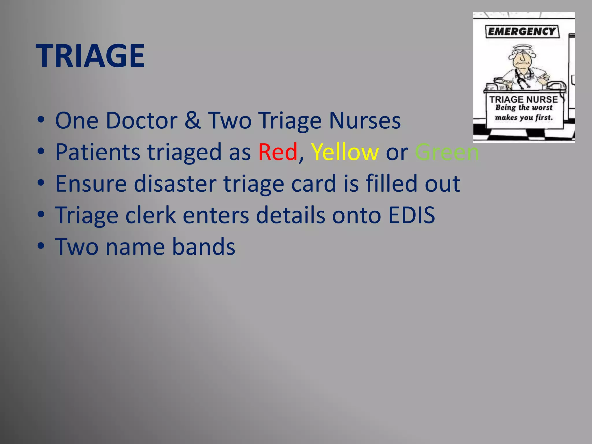 Code Brown - Disaster Medicine in the ED | PPTX