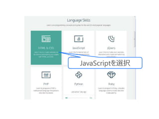 Codecademyの使い方 javascript編 | PPTX | Web Development | Internet