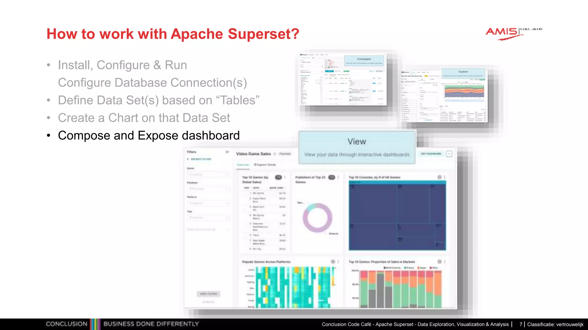 Apache Superset - open source data exploration and visualization (Conclusion Code Café, march ...