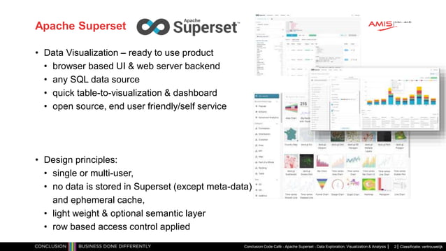 Apache Superset Open Source Data Exploration And Visualization Conclusion Code Café March