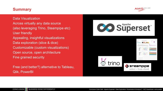 Apache Superset - open source data exploration and visualization ...