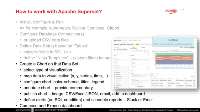 Apache Superset - open source data exploration and visualization (Conclusion Code Café, march ...