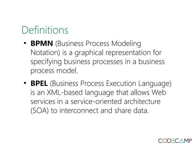 BPMN | ODP | Programming Languages | Computing