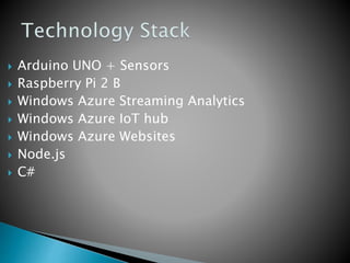 How to build your own weather station using IoT and Azure cloud | PPT