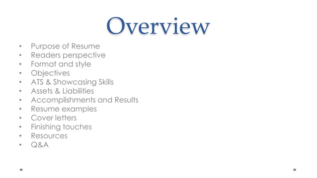 Powerful Resume & Cover Letter Writing. | PPT