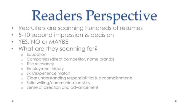 Powerful Resume & Cover Letter Writing. | PPT