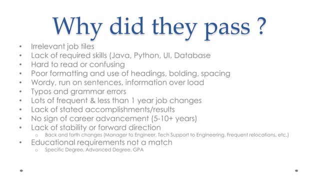 Powerful Resume & Cover Letter Writing. | PPT