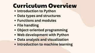 Python Training in Delhi: Your Path to Programming Excellence | PDF