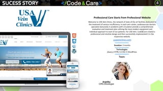 Code and Care - case studies | PDF | Web Development | Internet