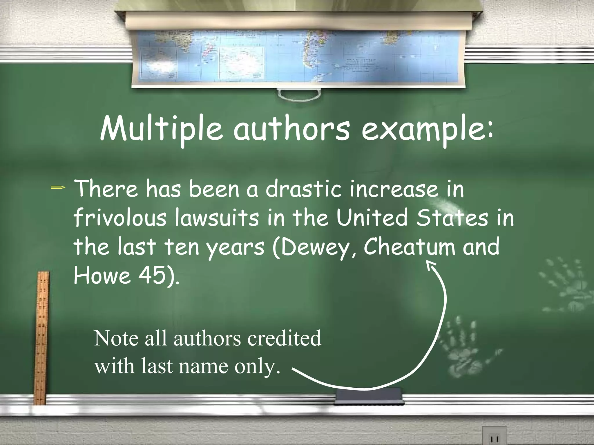 MLA Parenthetical Citations | PPT