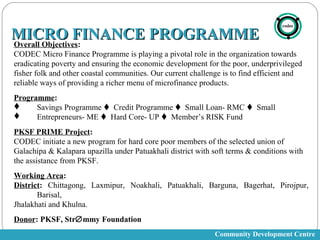 Codec development intervention in coastal areas of bangladesh | PPT