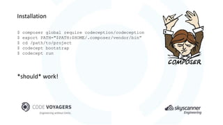 CI / CD w/ Codeception | PPT
