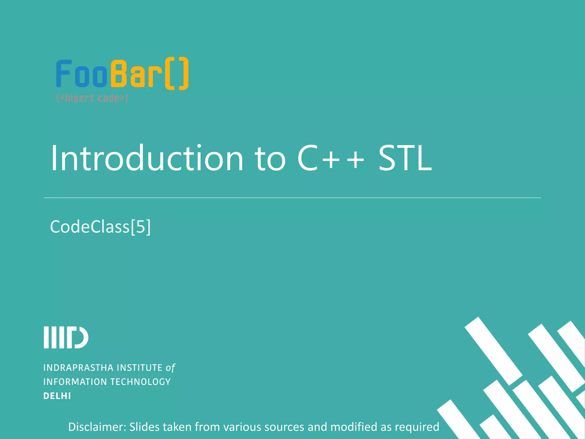 STL in C++ | PDF | Programming Languages | Computing