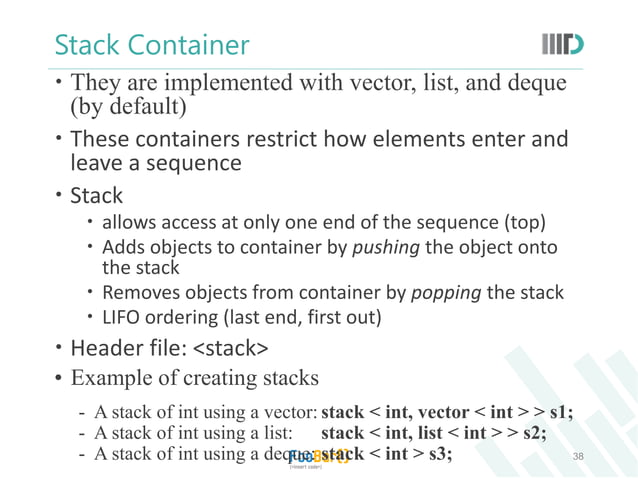 STL in C++ | PDF | Programming Languages | Computing