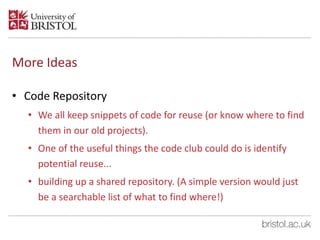 Code Club - a Fight Club inspired approach to software inspection and review | PPT