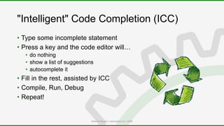 More Intuitive Programming Through Better Code Completion | PPT