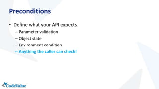 Enhance Your Code Quality with Code Contracts | PPT
