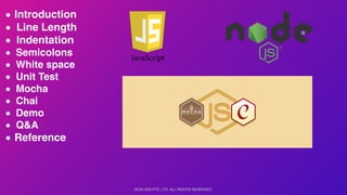 Code convention and unit test nodejs | PDF