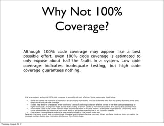 Code Coverage | PDF