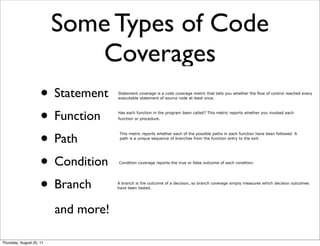 Code Coverage | PDF