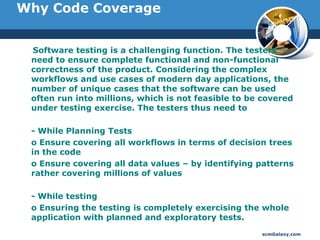 Code coverage & tools | PDF | Programming Languages | Computing