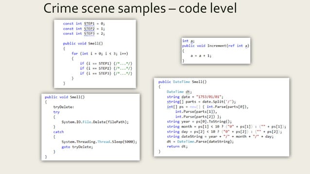 Code Crime Scene | PPT