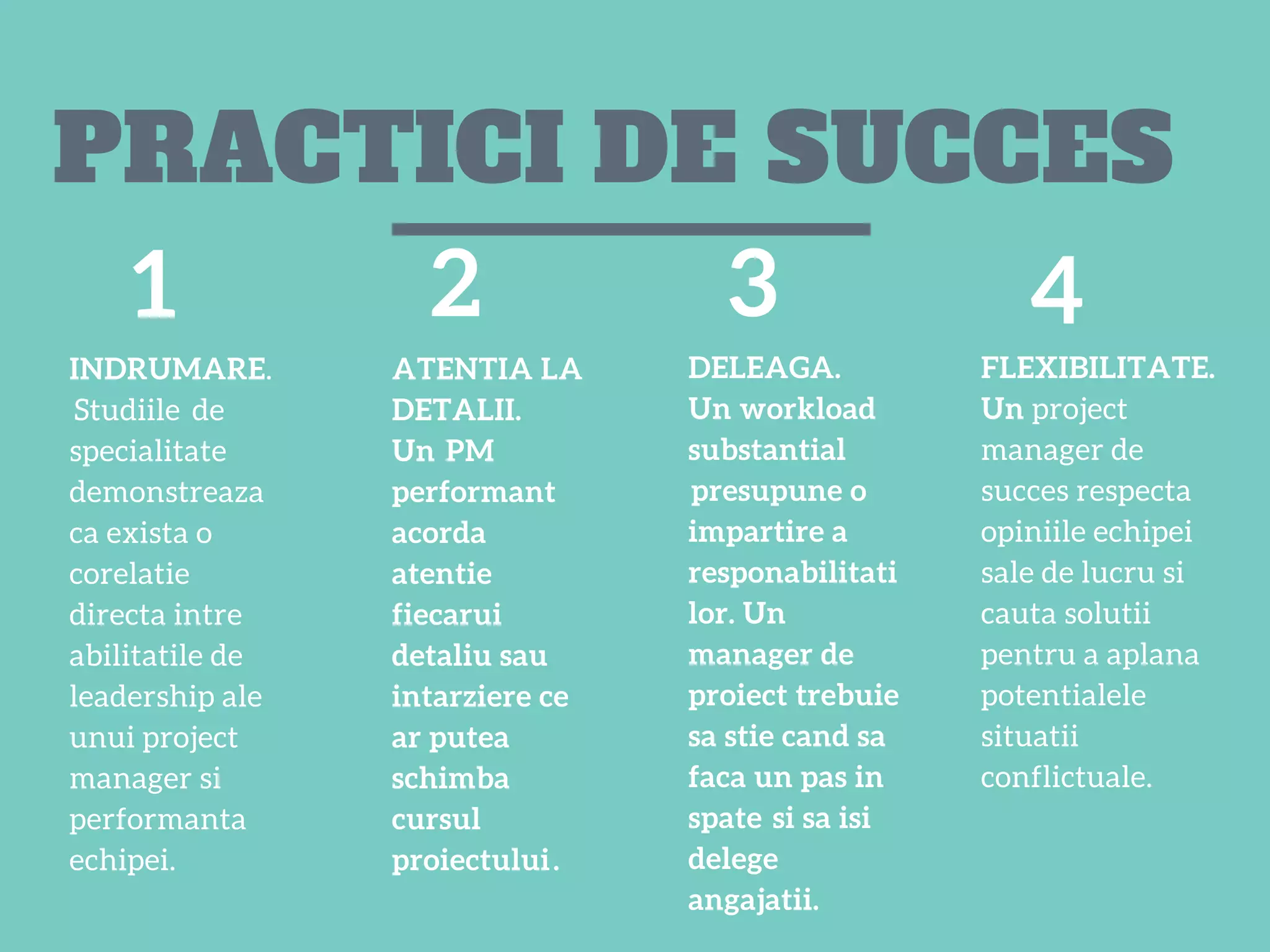Bune Practici ale unui Manager de Proiect | PDF