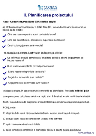 Project Management Challenge- Cum sa echilibrezi cerintele, costurile si timpul | PDF