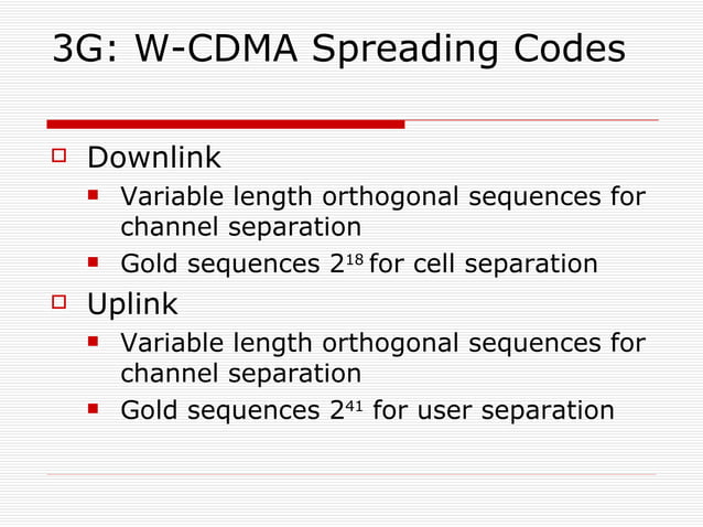 Code division multiple access | PPT | Technology & Computing