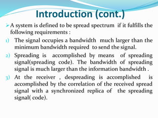 Code Division Multiple Access.pptx | Computer Networking | Computing