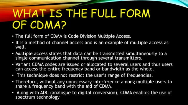 CDMA Code Division Multiple Access.pptx