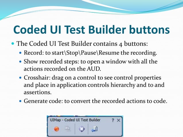 Coded Ui Lesson 2 Coded Ui Test Builder Ppt 0058