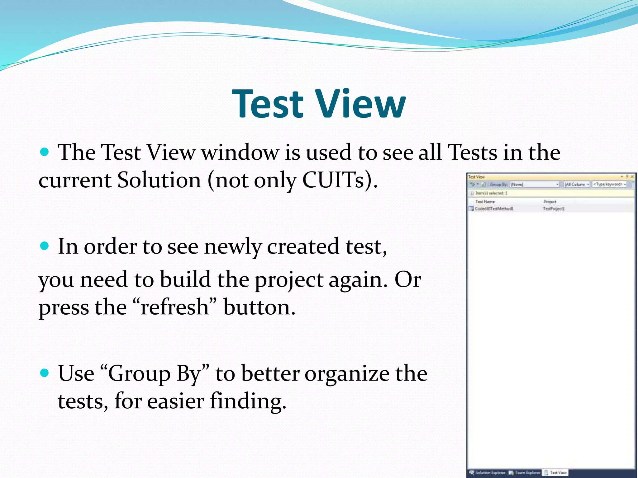 Coded ui - lesson 9 - test windows | PPT