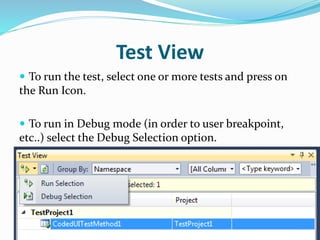 Coded ui - lesson 9 - test windows | PPT