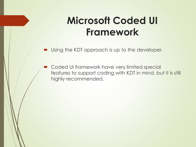 Coded Ui In A Nutshell Pptx Web Development Internet