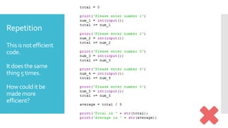 N5 Code Efficiency | PPTX