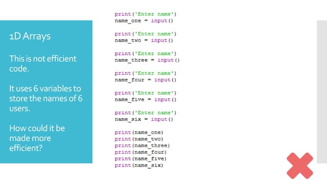 N5 Code Efficiency | PPTX