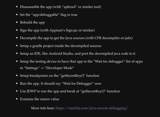 NanoSec Conference 2019: Code Execution Analysis in Mobile Apps ...