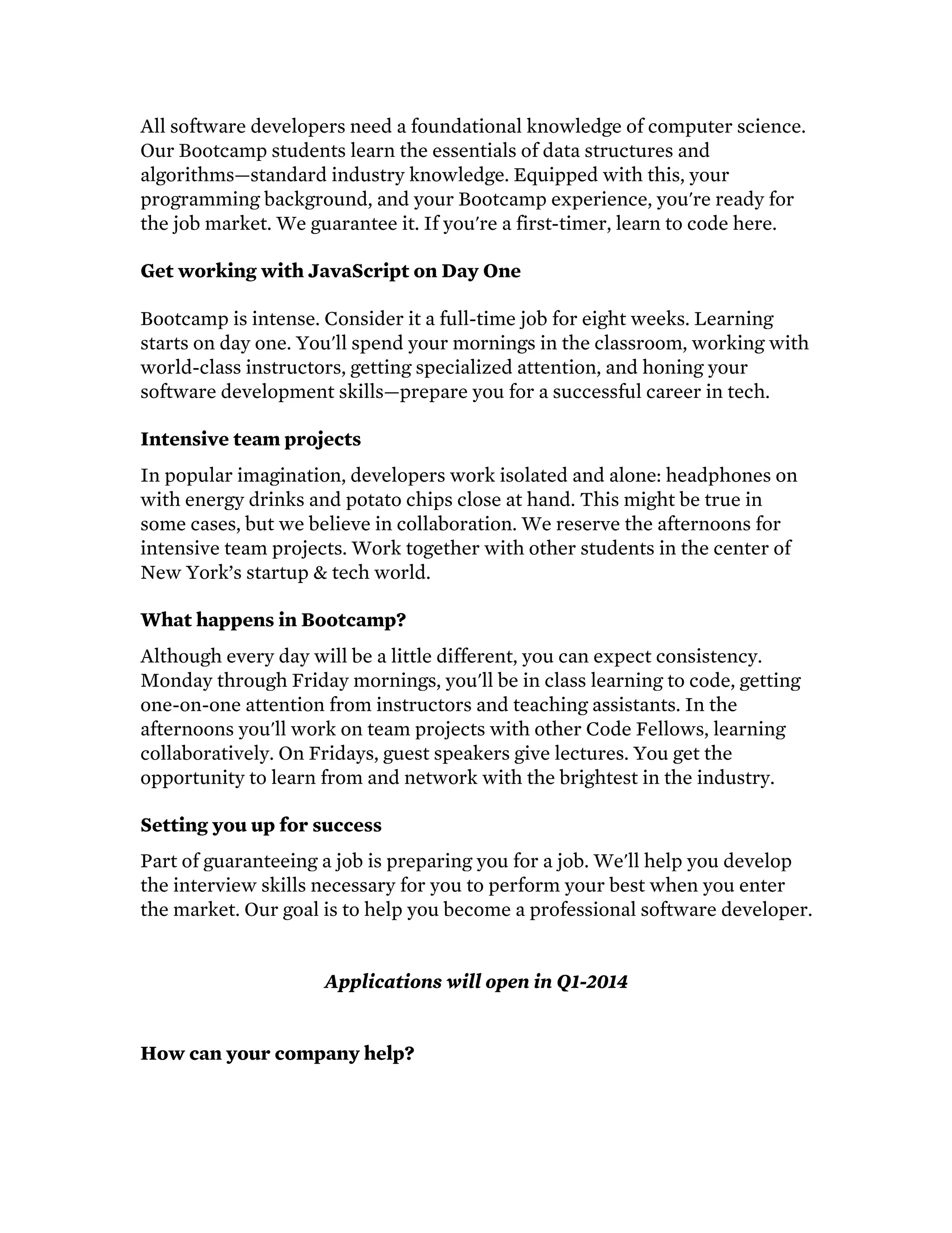 Code Fellows – Veteran Program --> Serve. Learn Code. Get A Job. | PDF | Web Development | Internet