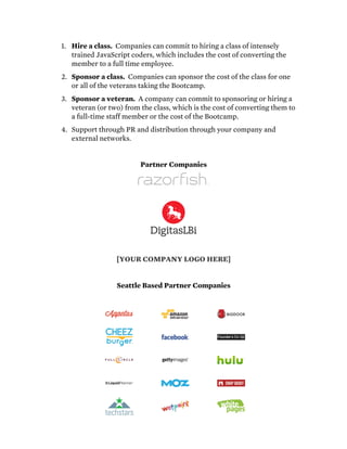 Code Fellows – Veteran Program --> Serve. Learn Code. Get A Job. | PDF | Web Development | Internet