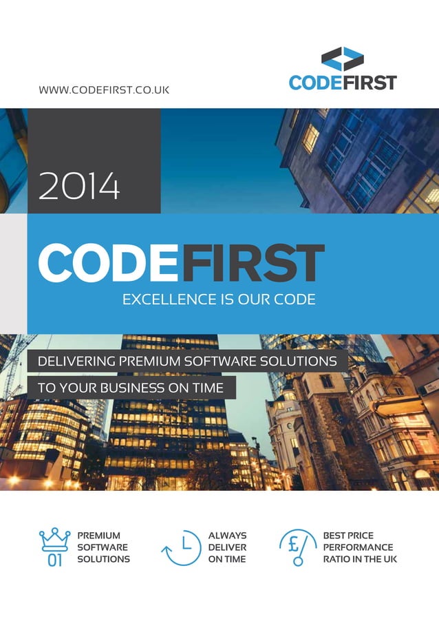 CodeFirst Software Development Services Brochure 2014 | PDF
