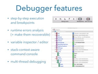 CodeFlow, an advanced IDE for Lua | PPT