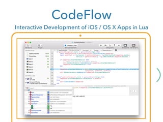 CodeFlow, an advanced IDE for Lua | PPT