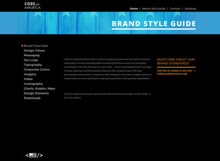 Code for America Communications Style Guide | PDF