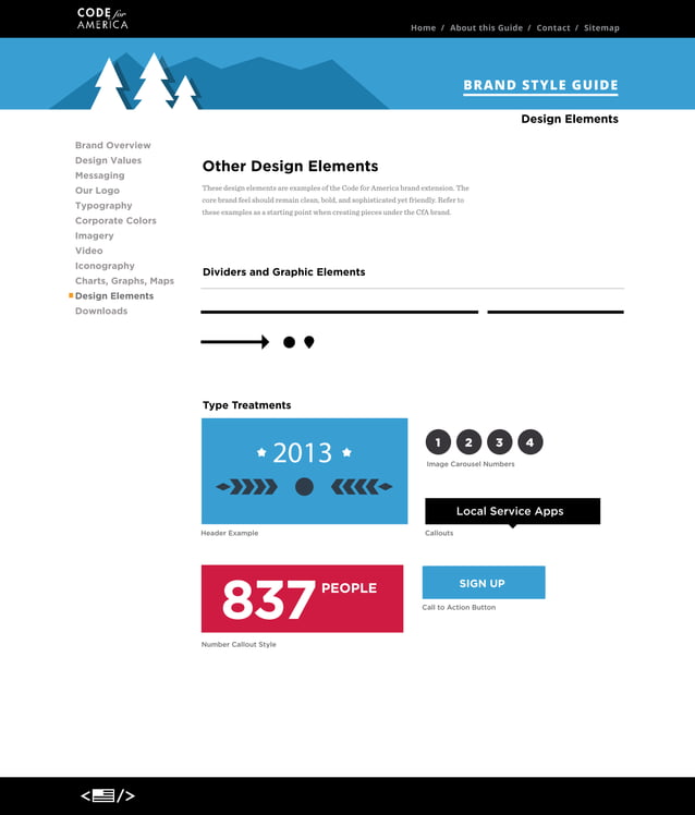 Code for America Communications Style Guide | PDF