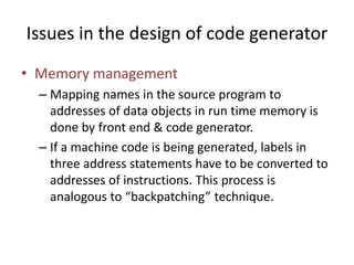 Code generation | PPTX