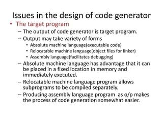 Code generation | PPT