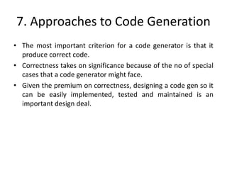 Code Generation | PPT