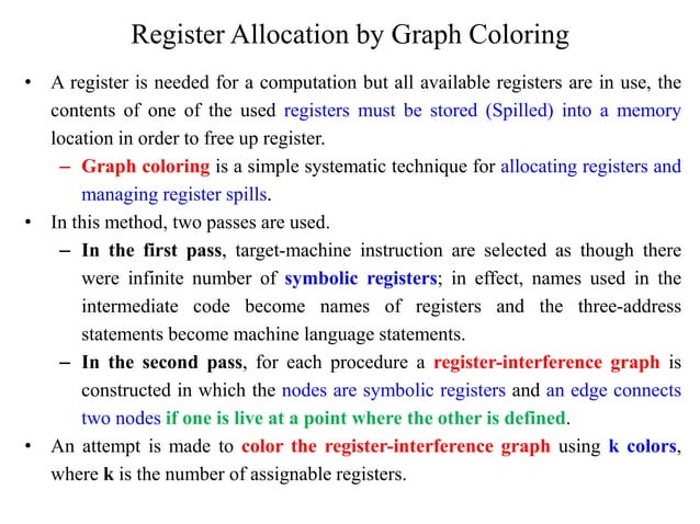 Code Generation In Compiler Design Ppt