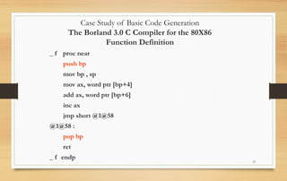Code Generation Part-2 in Compiler Construction | PPTX | Programming ...